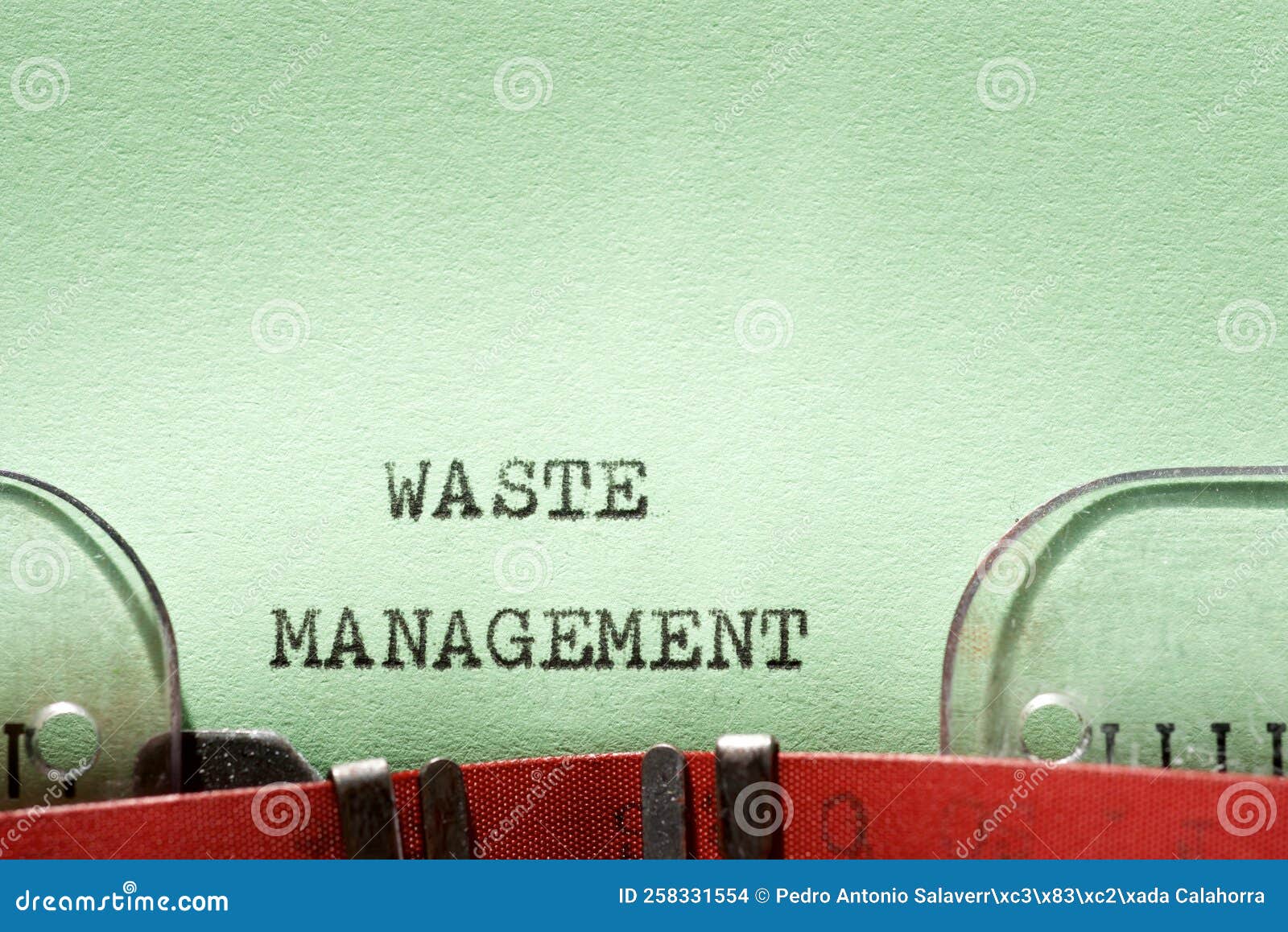 Waste management concept stock photo. Image of conceptual - 258331554