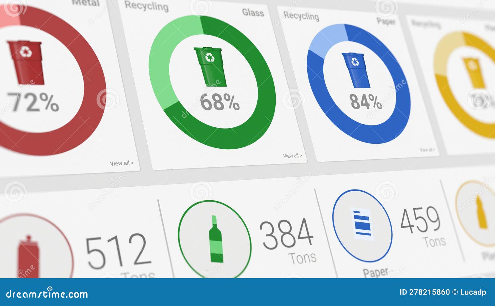 Waste management tracking stock illustration. Illustration of green ...