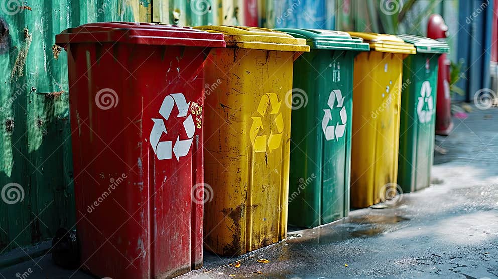 Waste Managment and Recycling Stock Photo - Image of variation ...