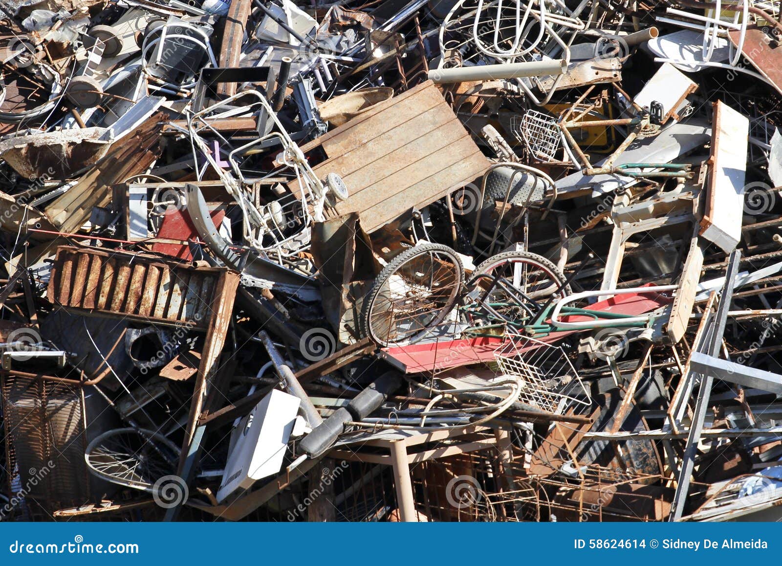 Waste Objects for Recycling Stock Photo - Image of transport, mechanism ...