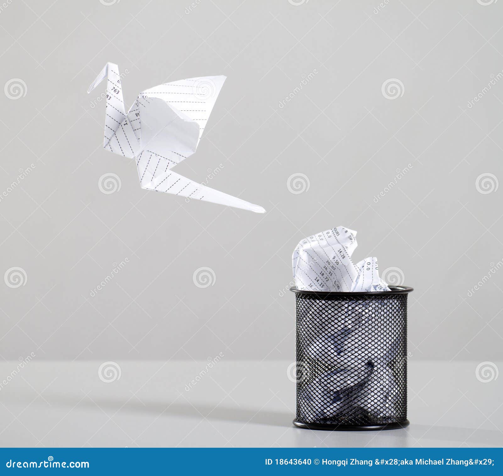 Waste paper recycle stock photo. Image of document, crumple - 18643640