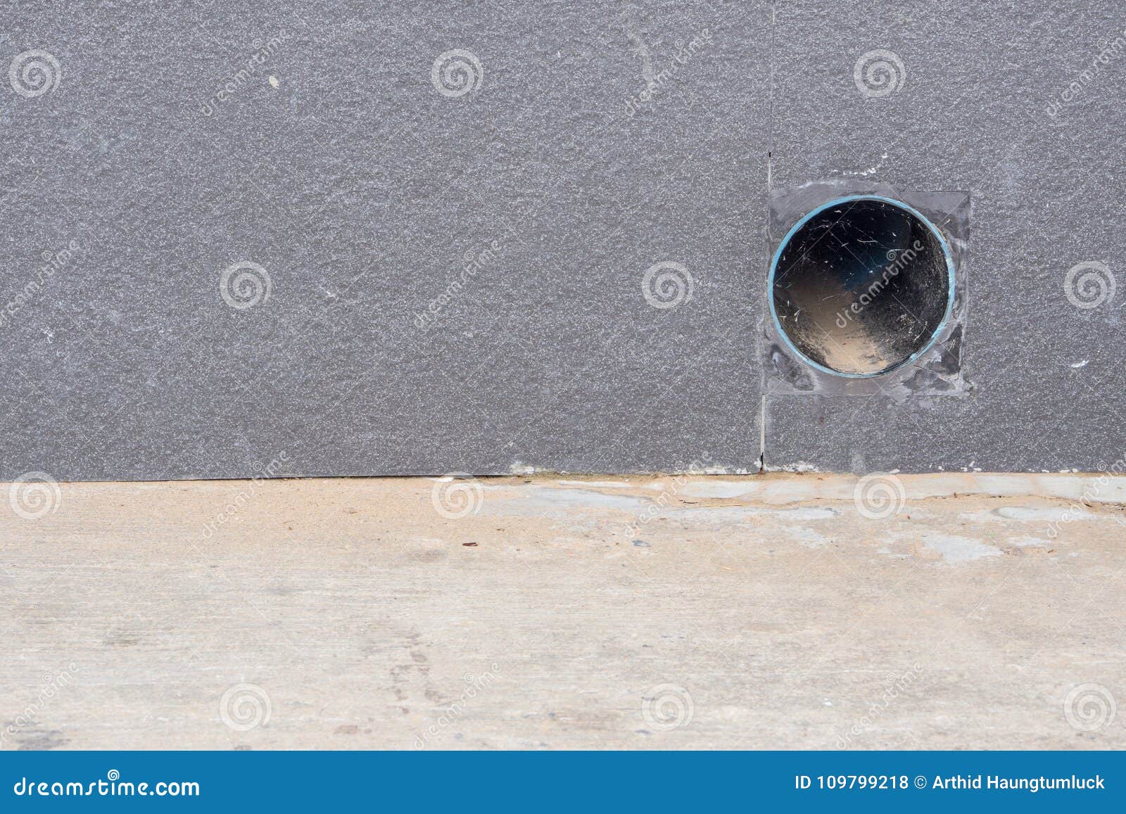 Waste Pipe Outside of the Building Stock Photo - Image of industrial ...