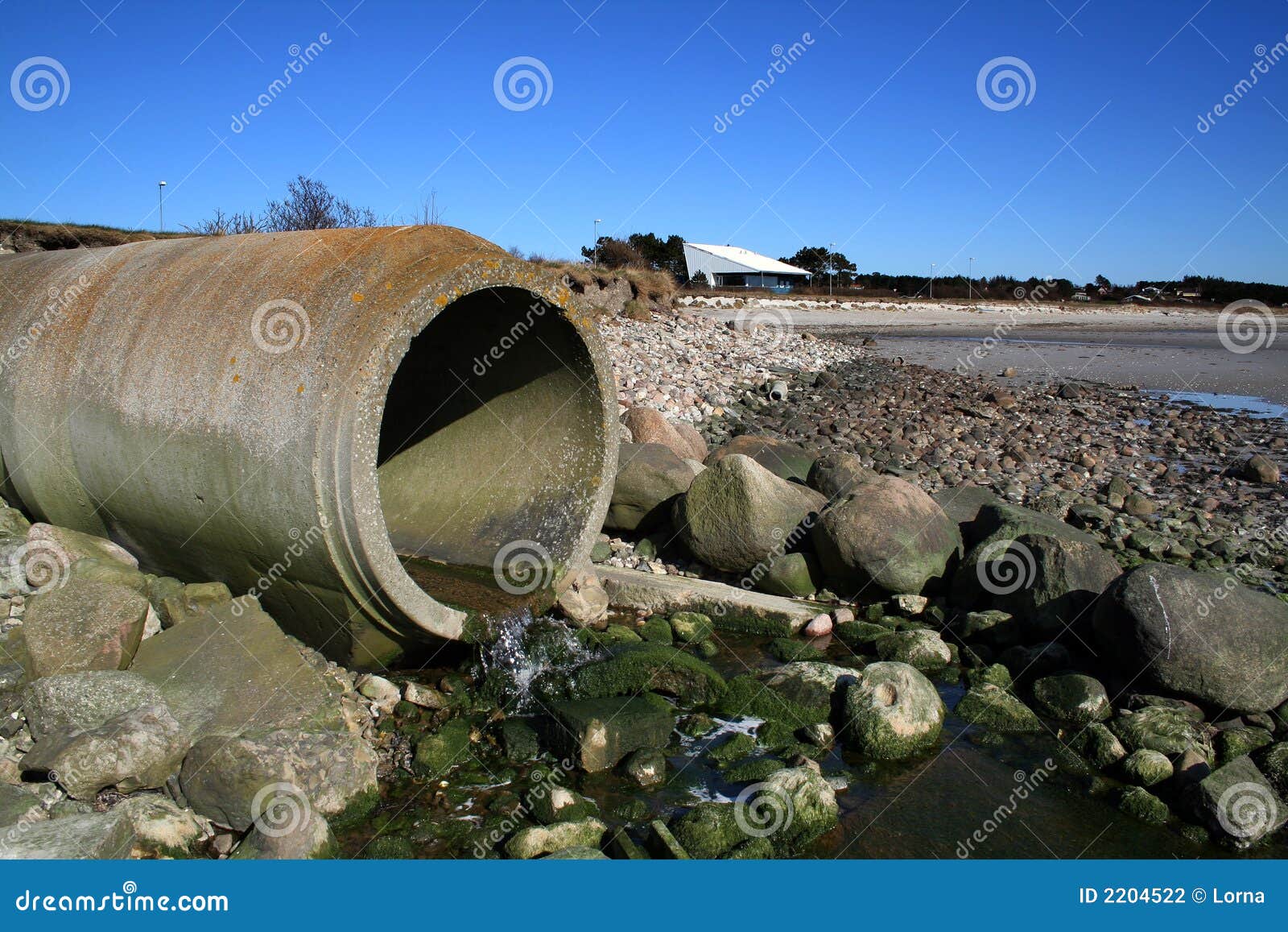 Waste pipe sewage stock photo. Image of tube, drain, sewer - 2204522
