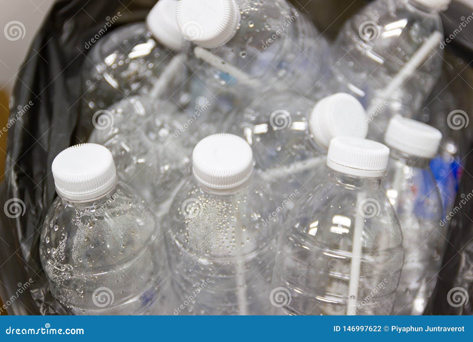 Waste from Plastic Bottles, Reducing Waste from Plastic Bottles Stock ...