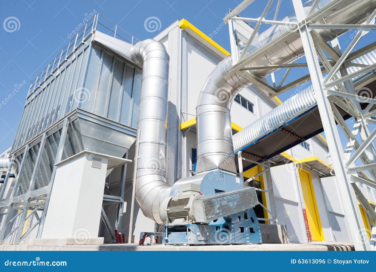 Waste Processing Pipeline System with Turbine Editorial Photo - Image ...