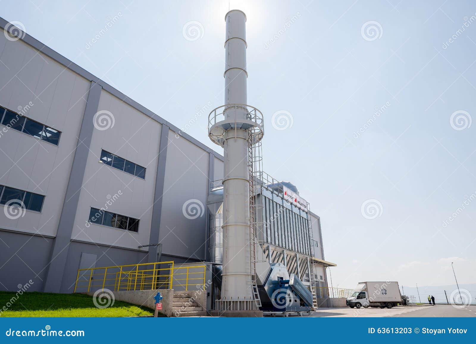 Waste Processing Pipeline System with Turbine Editorial Stock Photo ...