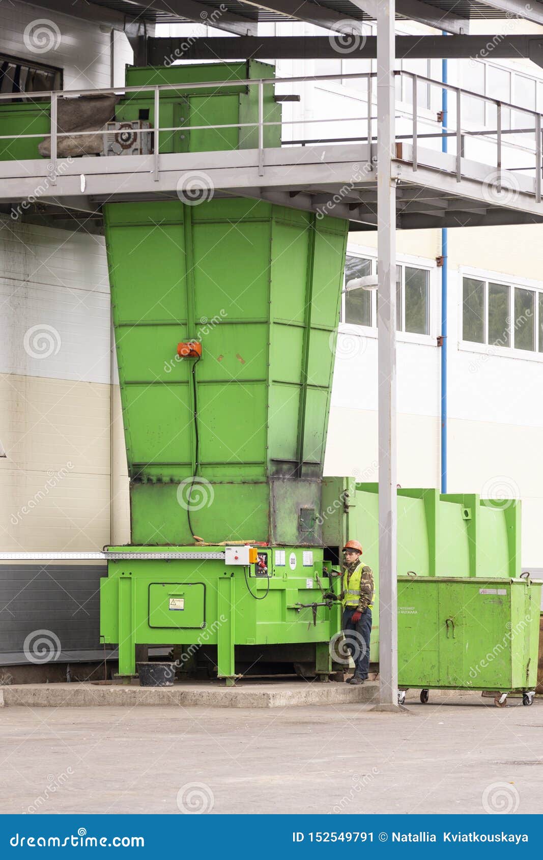Waste Processing Plant. Technological Process for Acceptance, Storage ...
