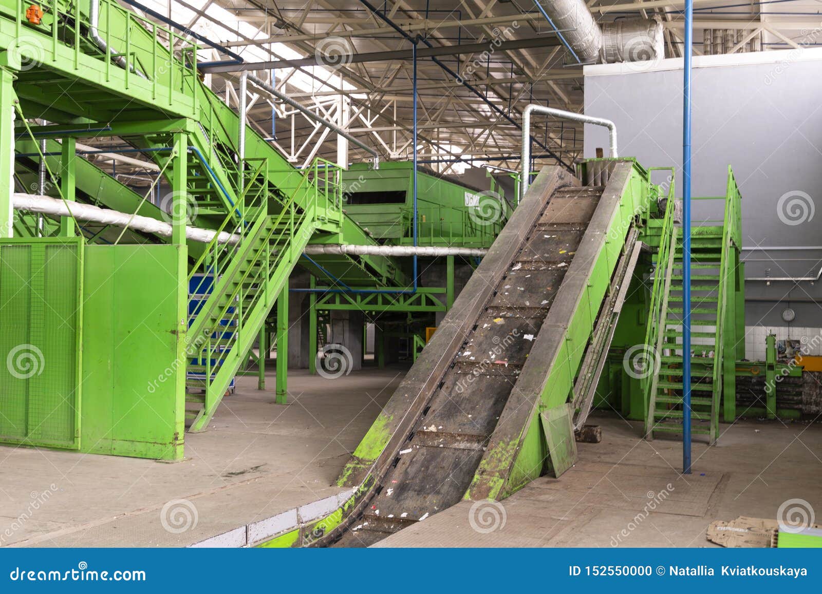 Waste Processing Plant. Technological Process for Acceptance, Storage ...