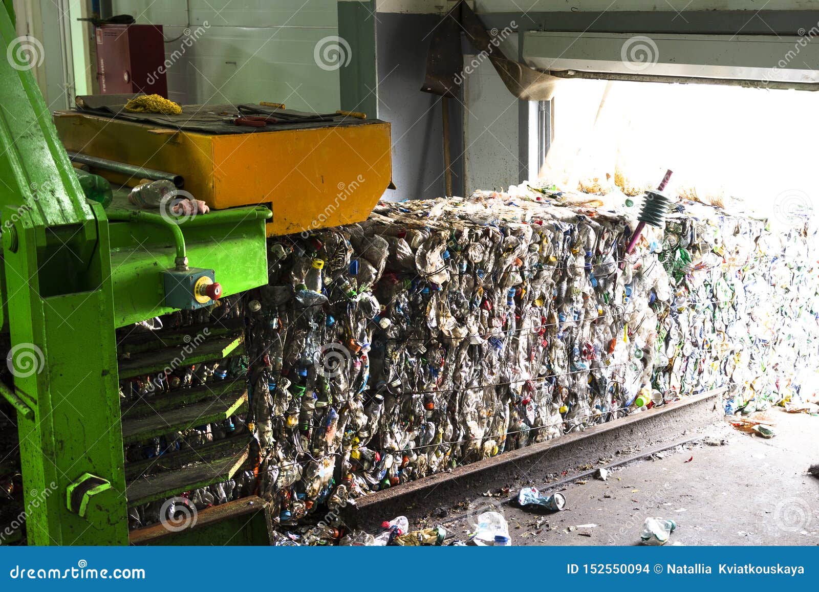 Waste Processing Plant. Technological Process for Acceptance, Storage ...