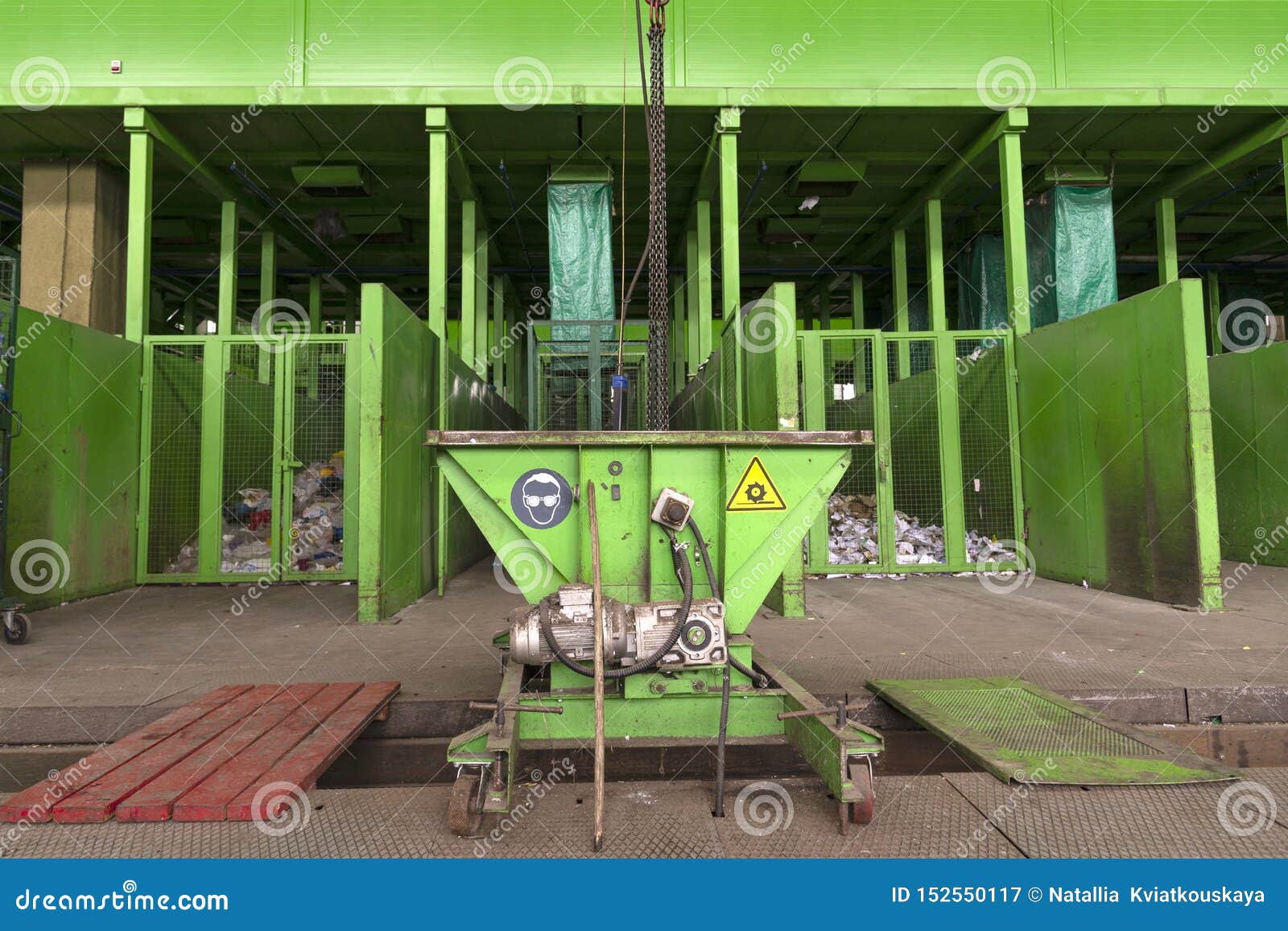 Waste Processing Plant. Technological Process for Acceptance, Storage ...