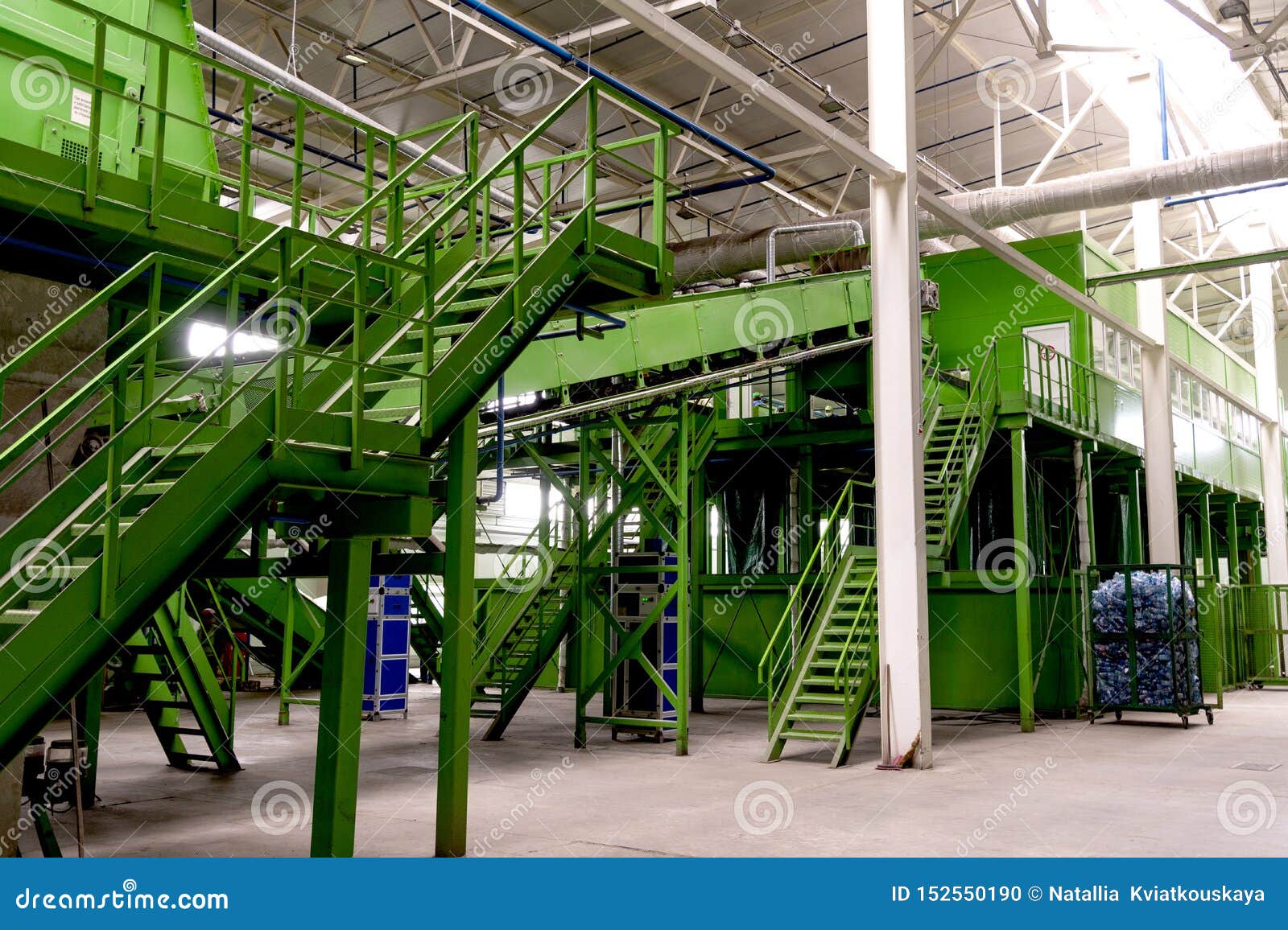 Waste Processing Plant. Technological Process for Acceptance, Storage ...