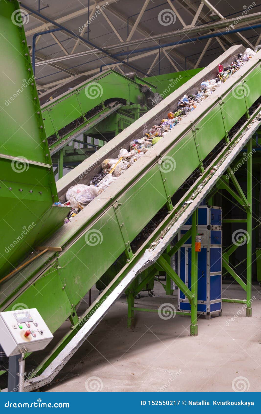 Waste Processing Plant. Technological Process for Acceptance, Storage ...