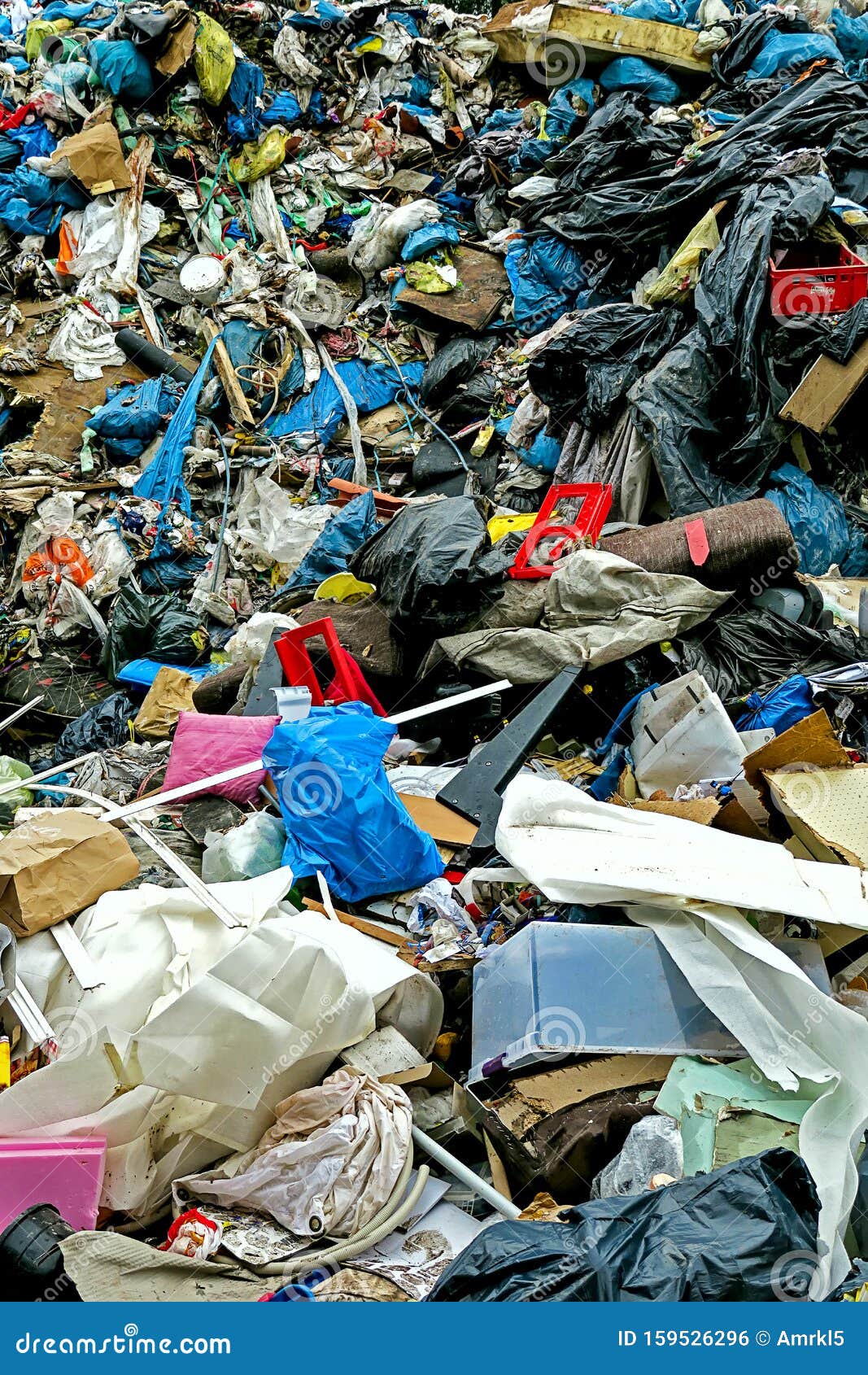 Waste of Prosperity Society Stock Photo - Image of dumping, landfill ...
