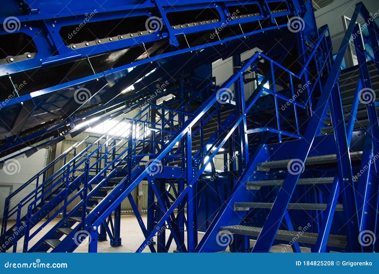 Waste recycling factory stock photo. Image of recycling - 184825208