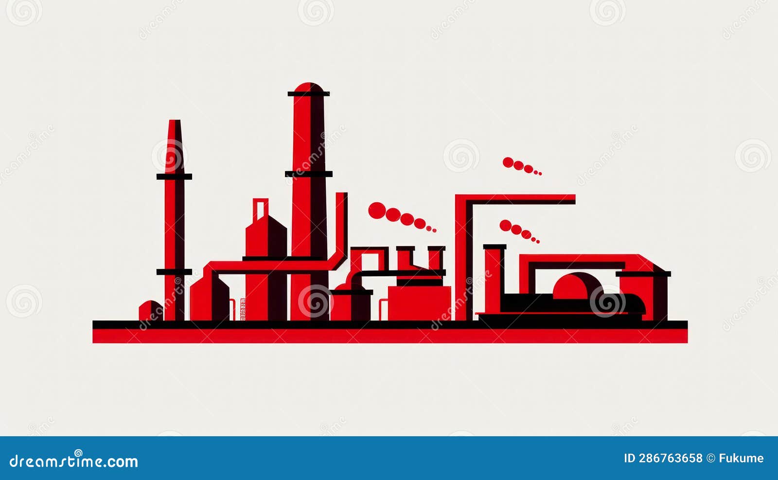 Waste Recycling Plant Logo Generative Ai Stock Photo - Image of ...