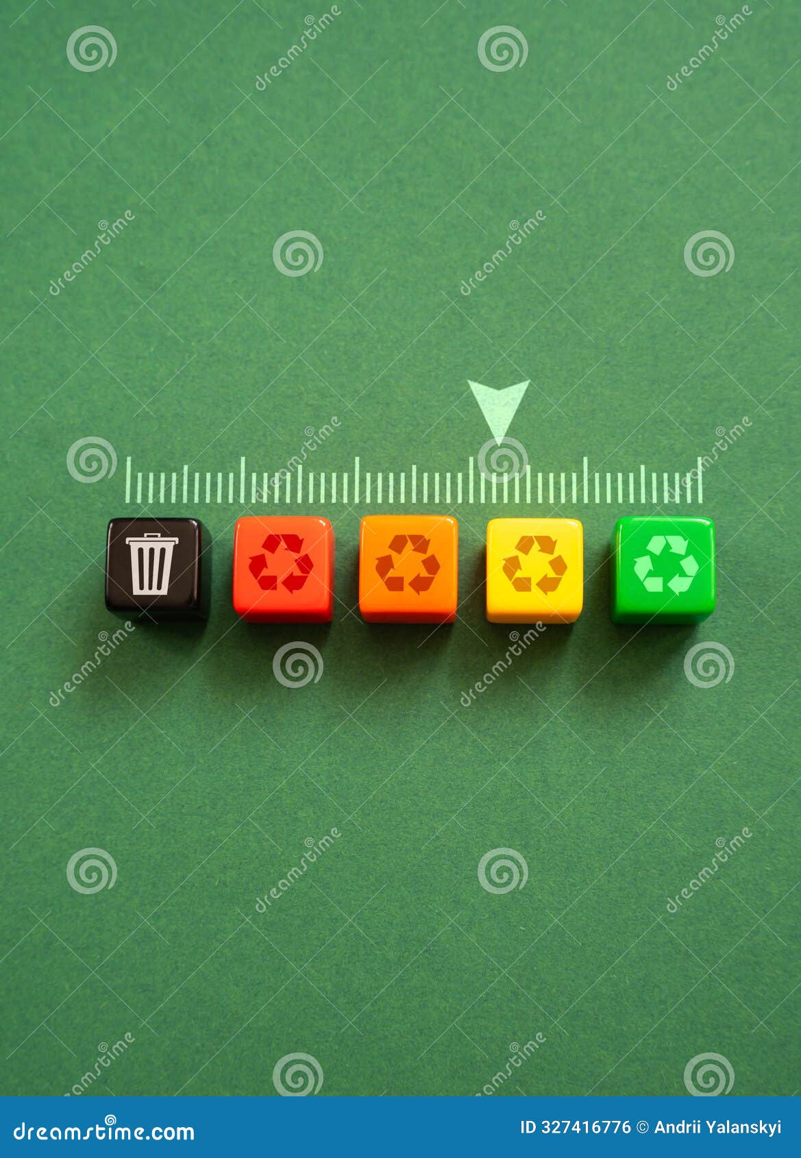 The Waste Recycling Scale Ranges from Completely Non-recyclable To ...