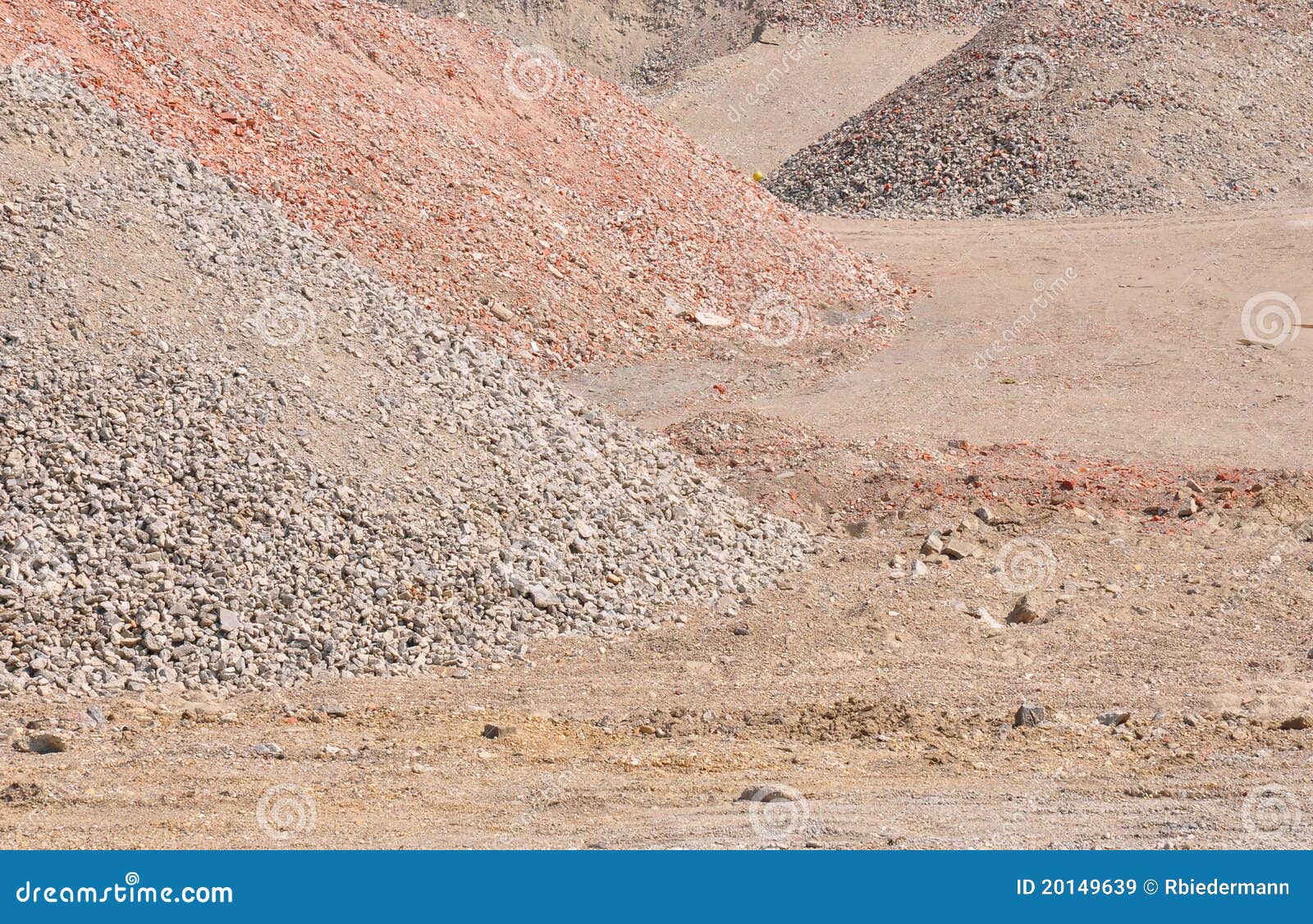 Waste rock heap stock image. Image of ballast, hill, heap - 20149639