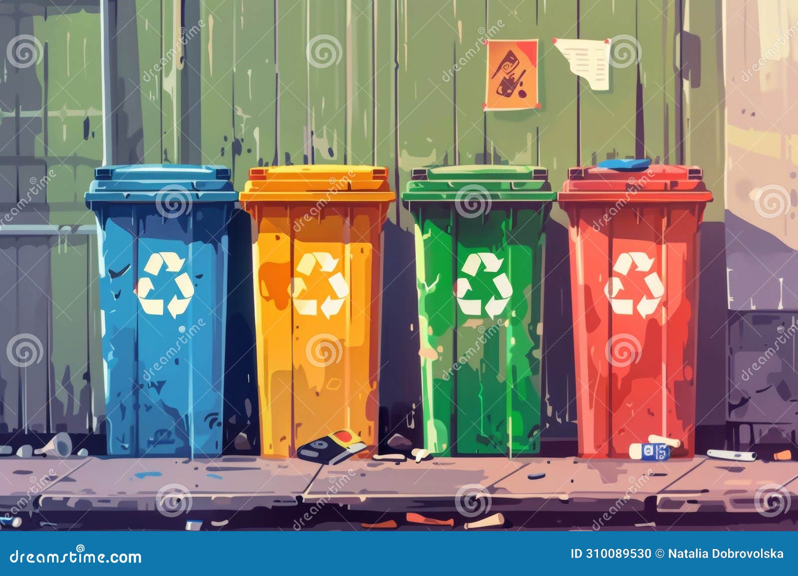 Waste and Rubbish Sorting Concept Stock Photo - Image of trash ...