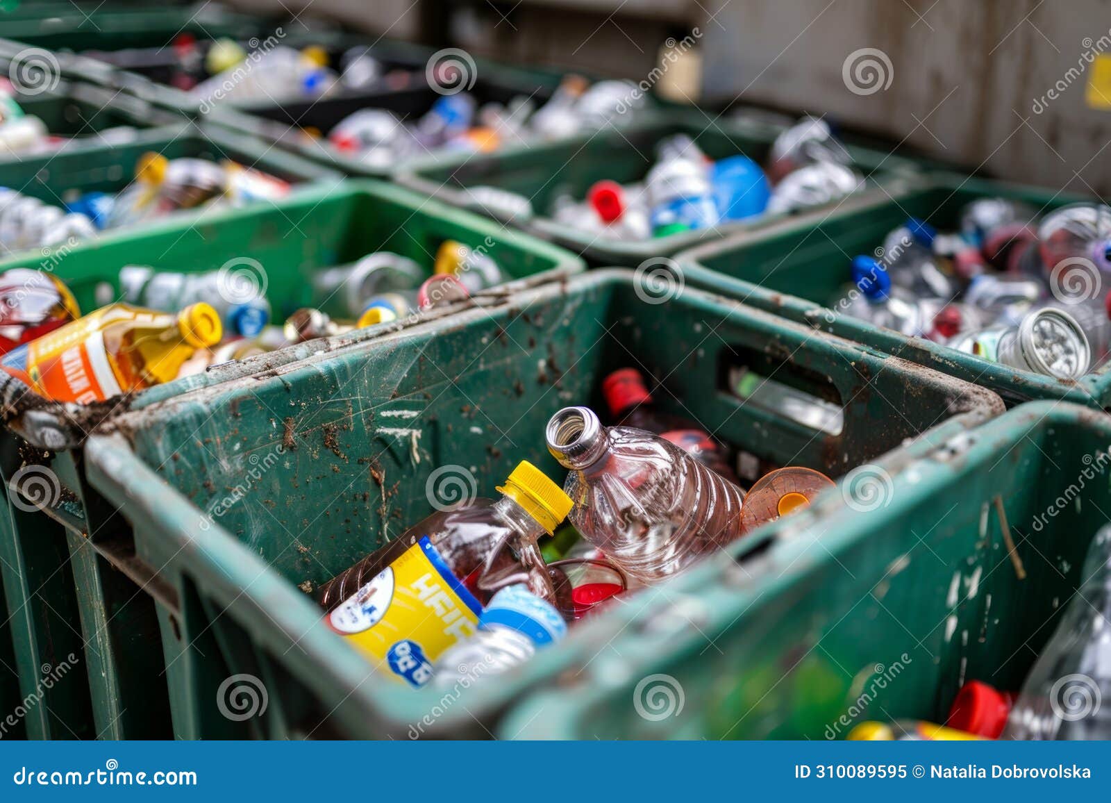 Waste and Rubbish Sorting Concept Stock Image - Image of organic ...