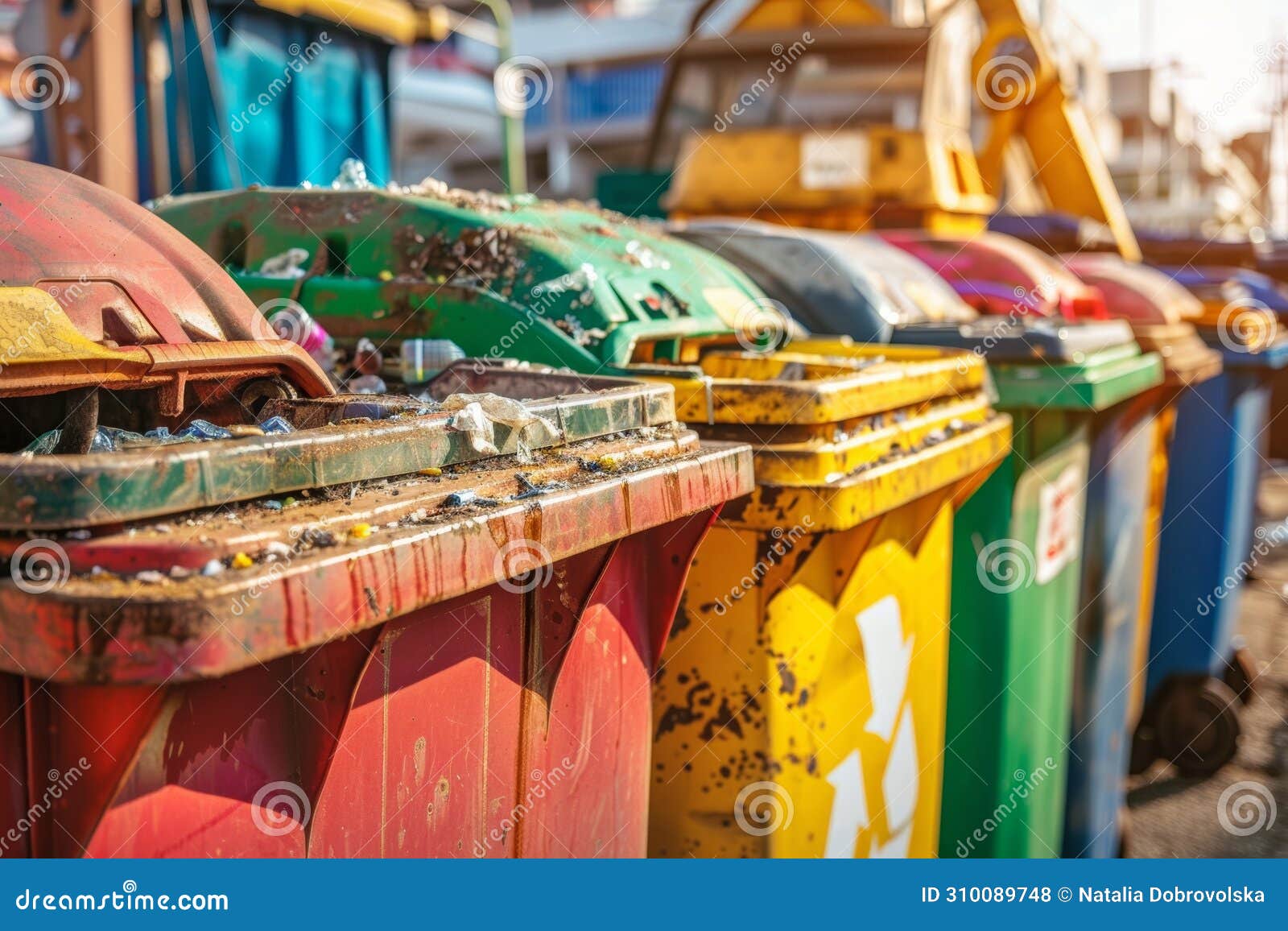 Waste and Rubbish Sorting Concept Stock Photo - Image of organic, waste ...