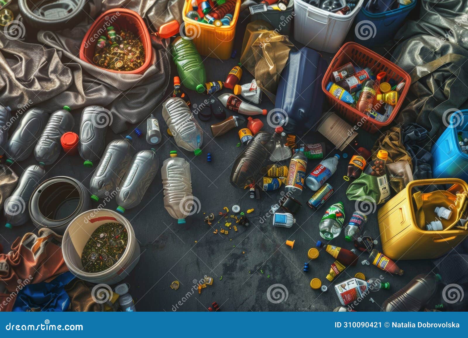 Waste and Rubbish Sorting Concept Stock Image - Image of recyclables ...