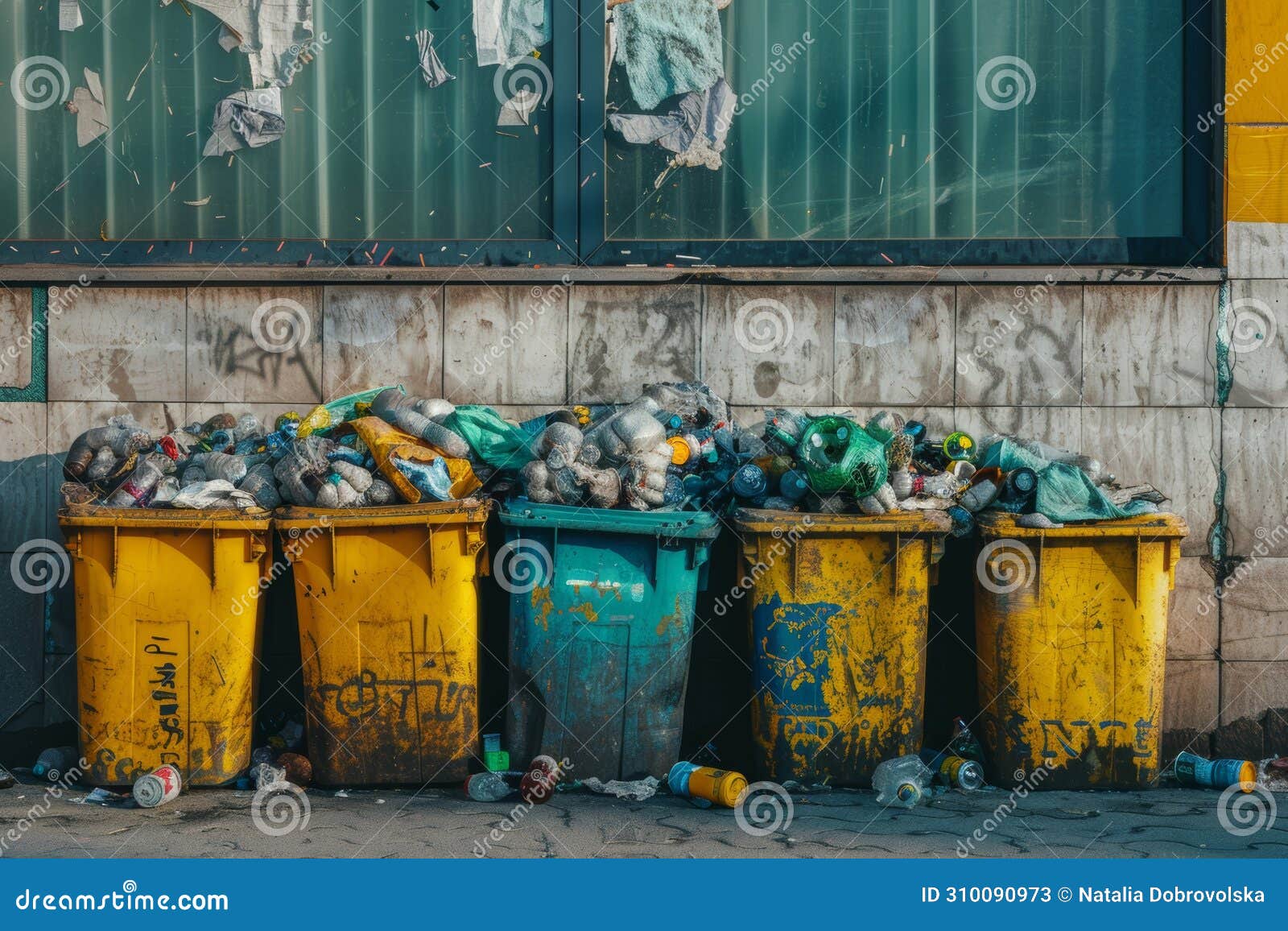 Waste and Rubbish Sorting Concept Stock Image - Image of cardboard ...