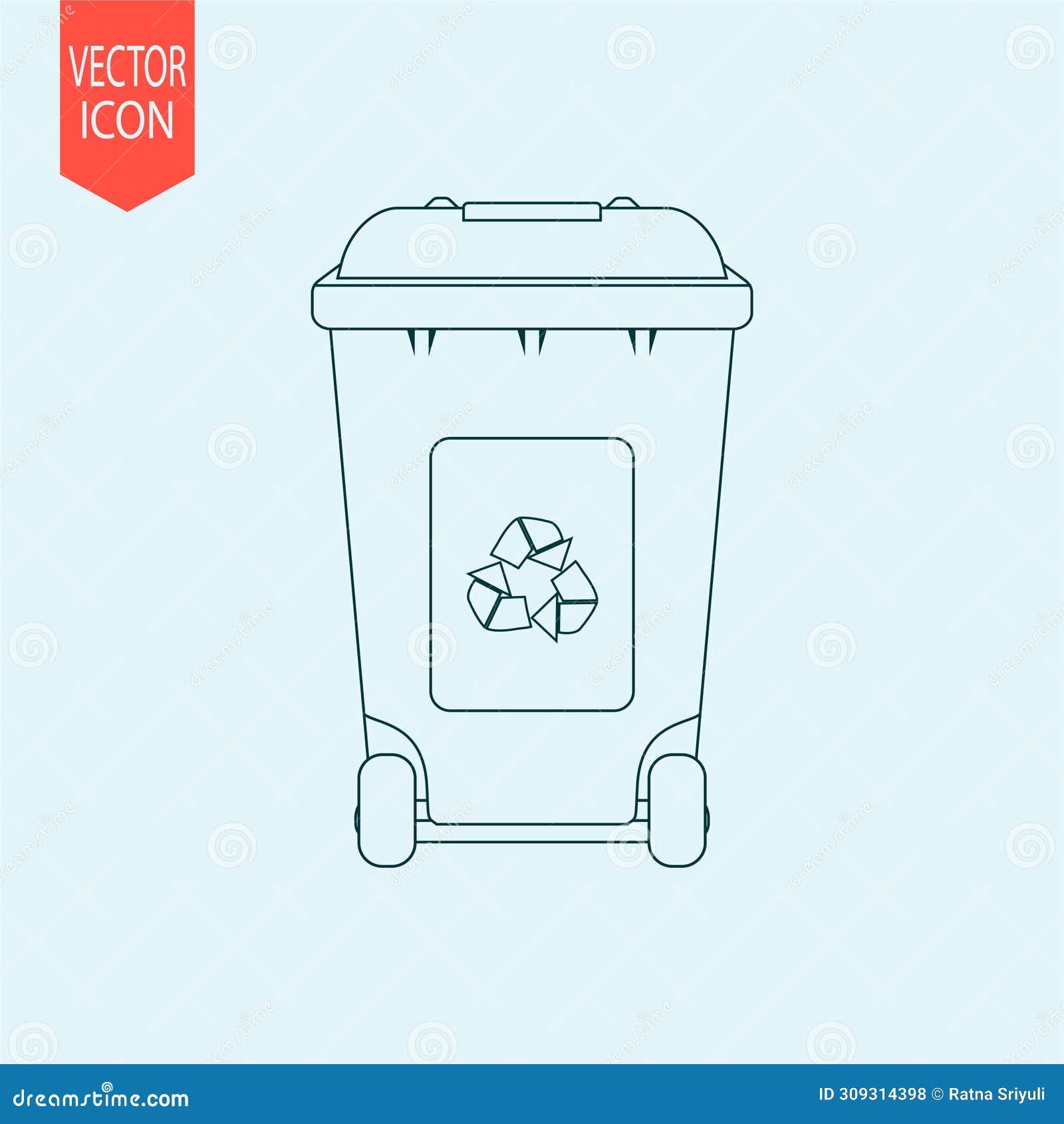 Waste Segregation Design Vector Flat Isolated Illustration Stock Vector ...