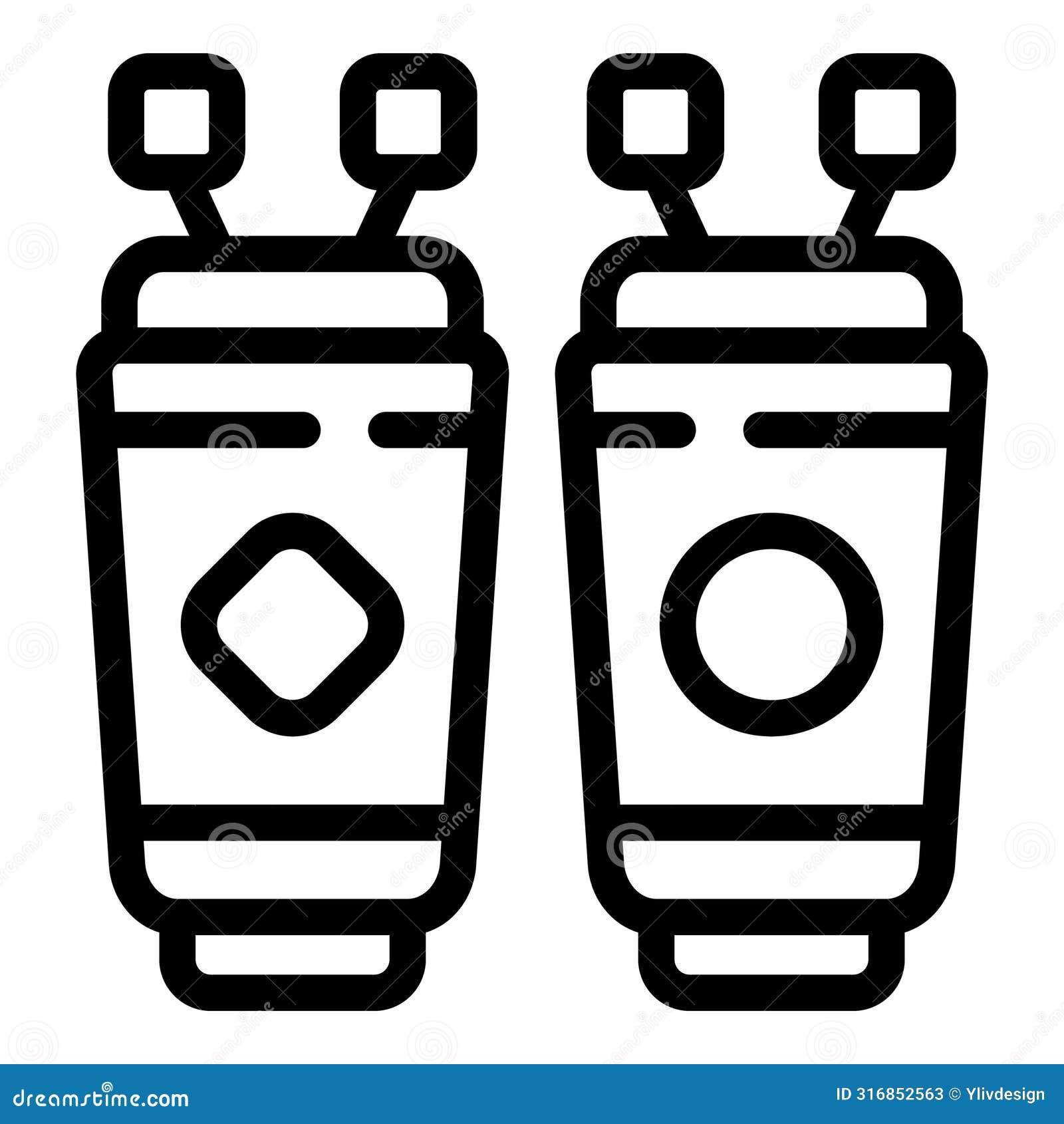 Waste Segregation Containers Icon Outline Vector. Trash Sorting Bins ... Waste Segregation Containers Icon Outline Vector. Trash Sorting Bins ...