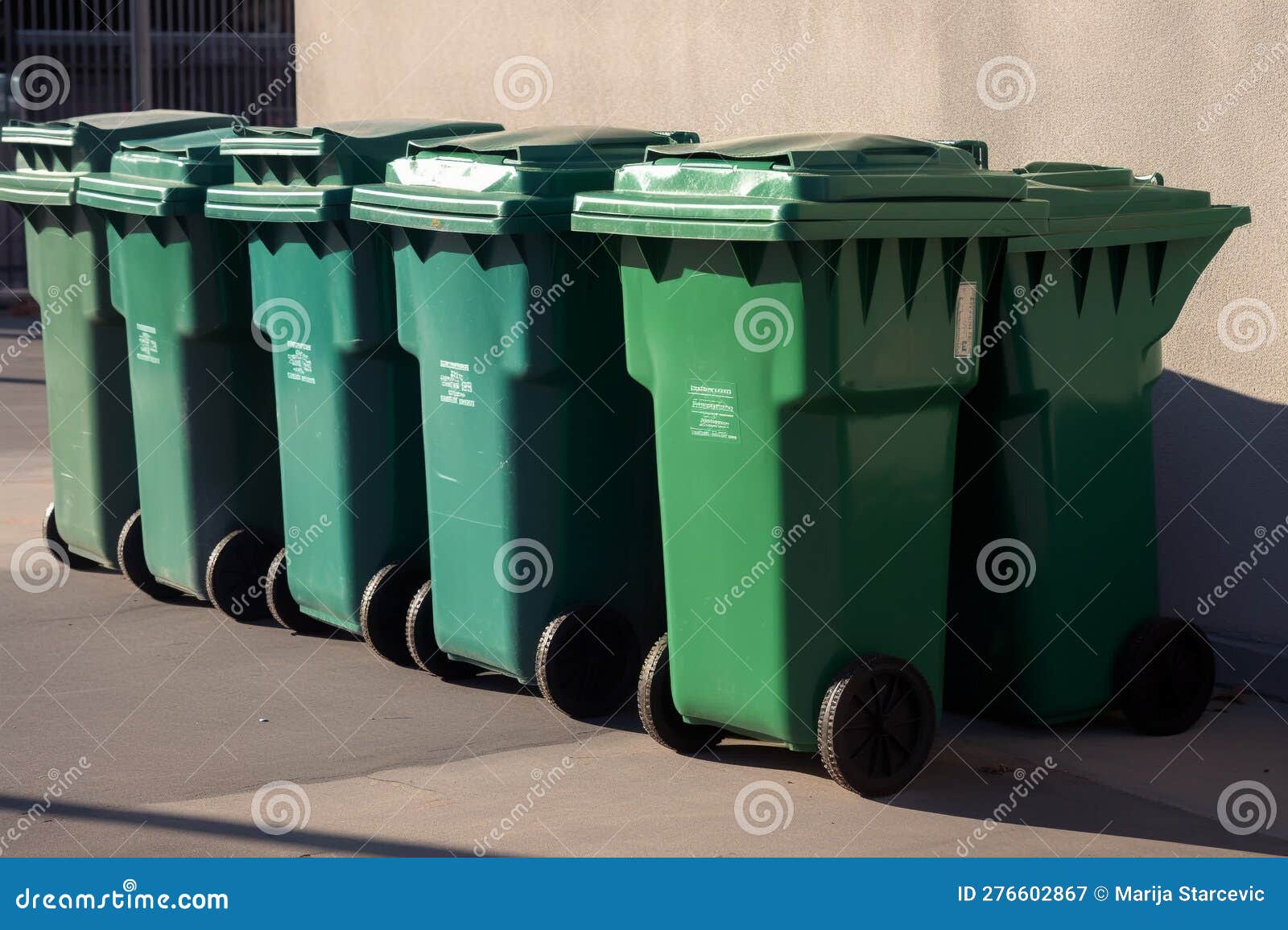 Waste Segregation. Sorting Garbage by Material and Type in Colored ...