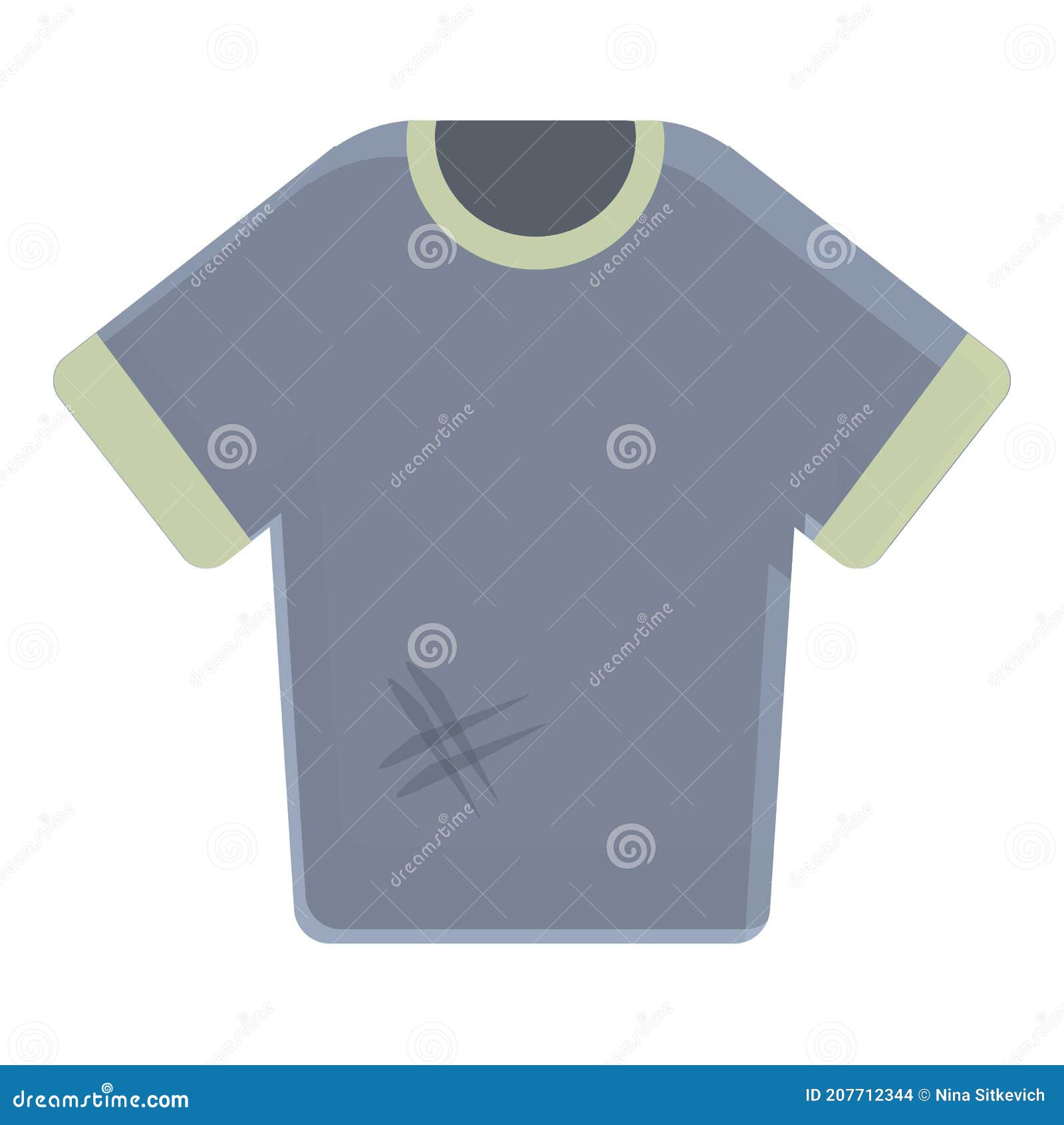 Waste Shirt Icon, Cartoon Style Stock Illustration - Illustration of ...