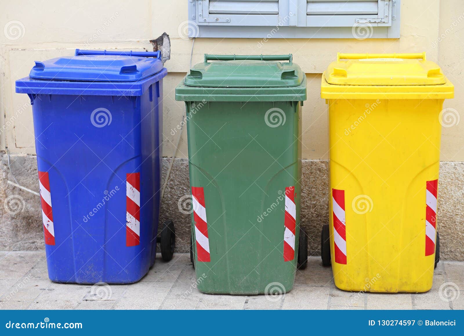 Waste Sorting stock image. Image of container, plastic - 130274597
