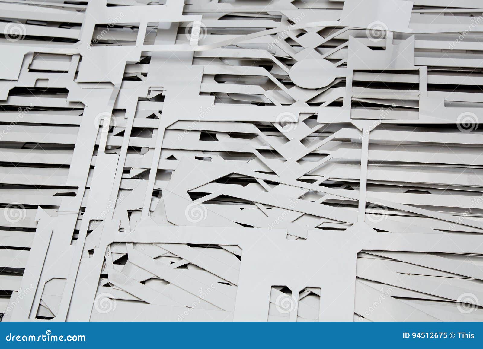 Stack Of Laser Cut Steel Billets - Closeup Texture And Background ...