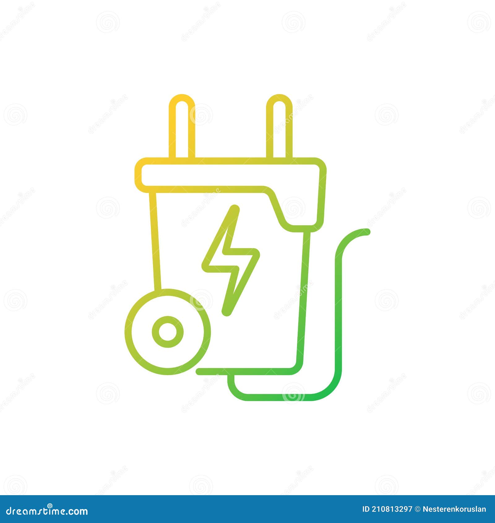 Waste-to-energy Gradient Linear Vector Icon Stock Vector - Illustration ...