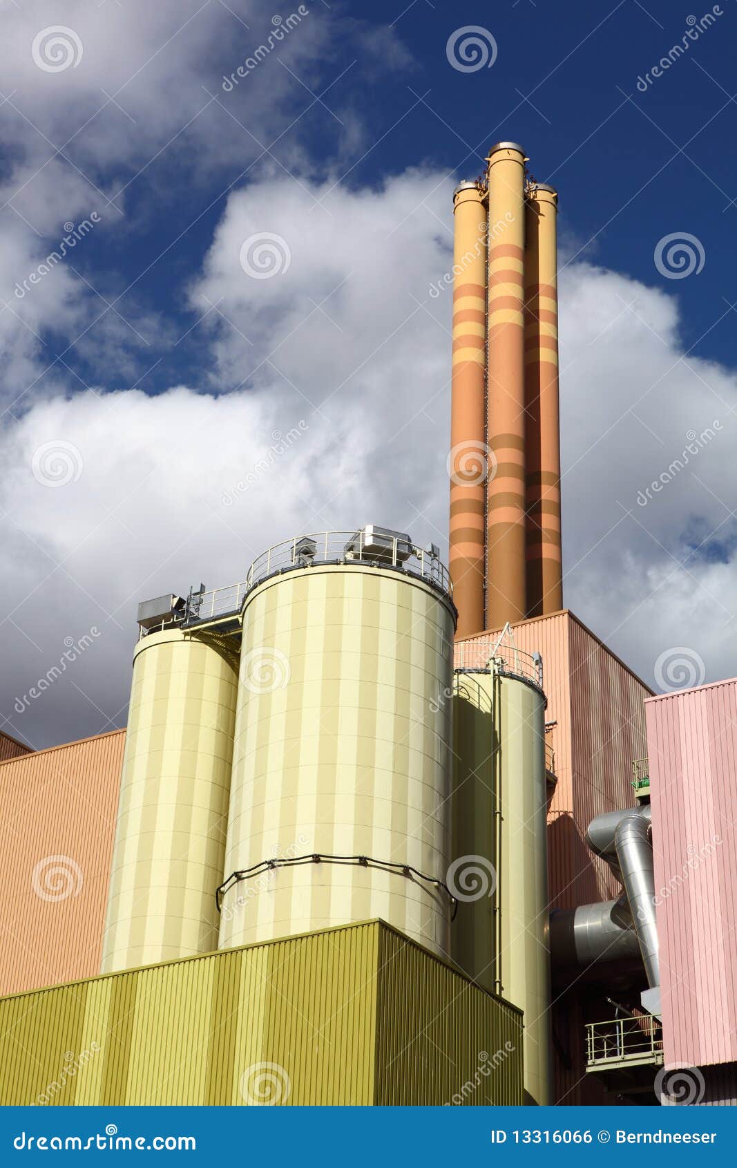 Waste-to-energy plant stock photo. Image of pollute, building - 13316066