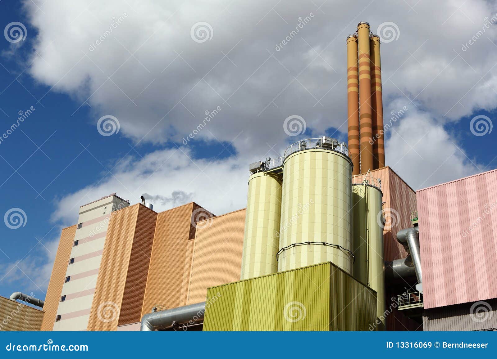 Waste-to-energy plant stock image. Image of heavy, environment - 13316069