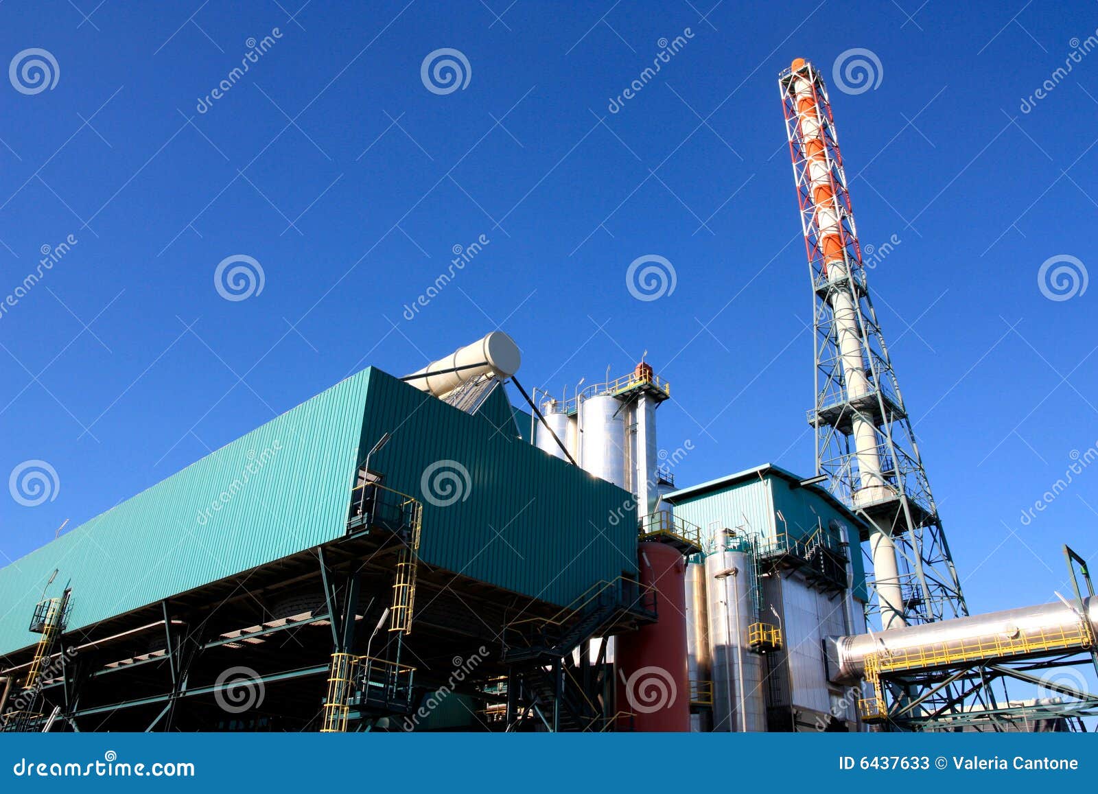 Waste to energy plant stock image. Image of plant, pillar - 6437633