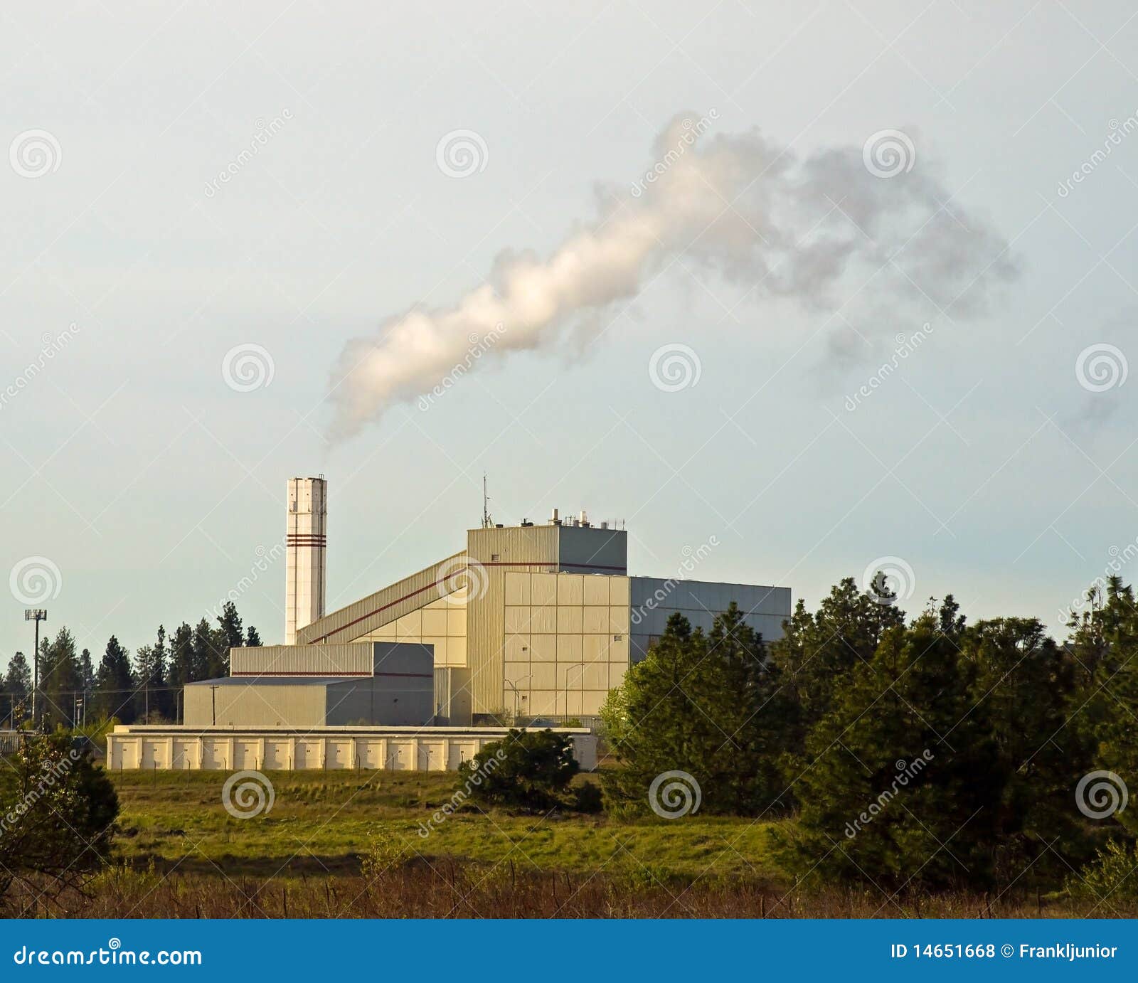 Waste To Energy Plant with Smoke Stock Photo - Image of environment ...