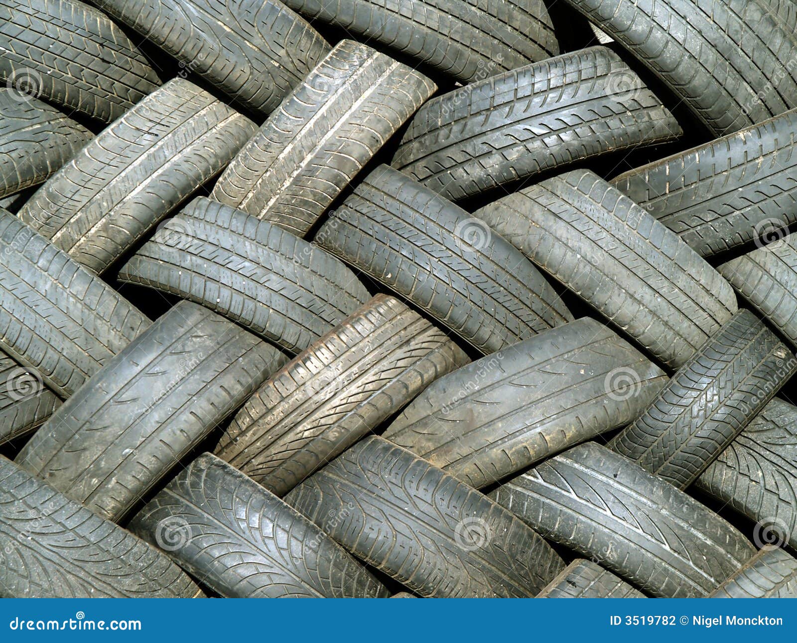 Waste tyres stock photo. Image of track, recycling, pattern - 3519782