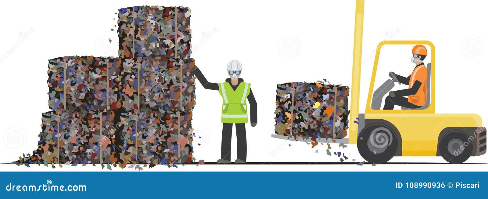 Waste utilization stock illustration. Illustration of warehousing ...