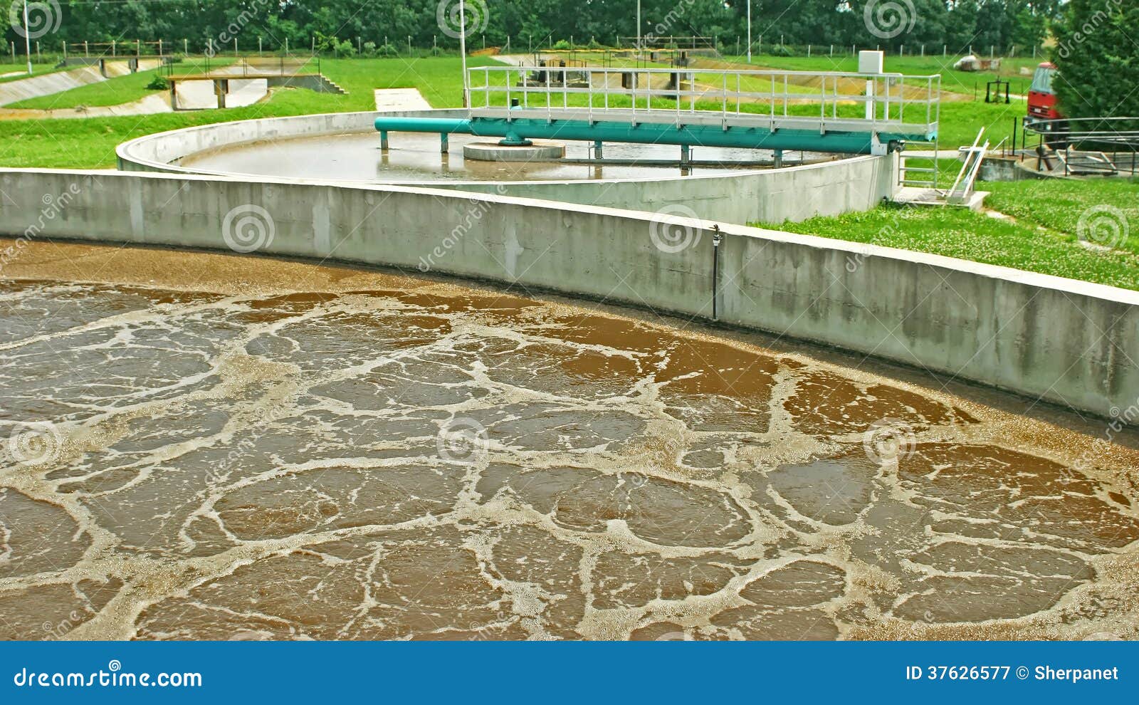Waste-water Cleaning Technologies Stock Image - Image of process ...