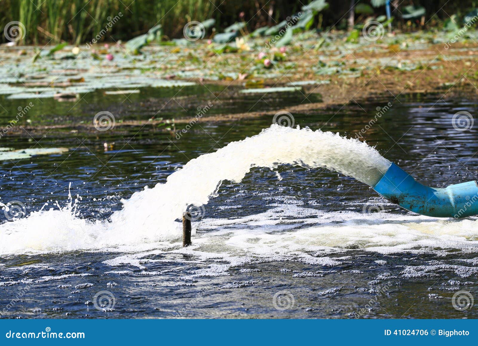 Waste Water Flow from Water Pipe Stock Photo - Image of liquid ...