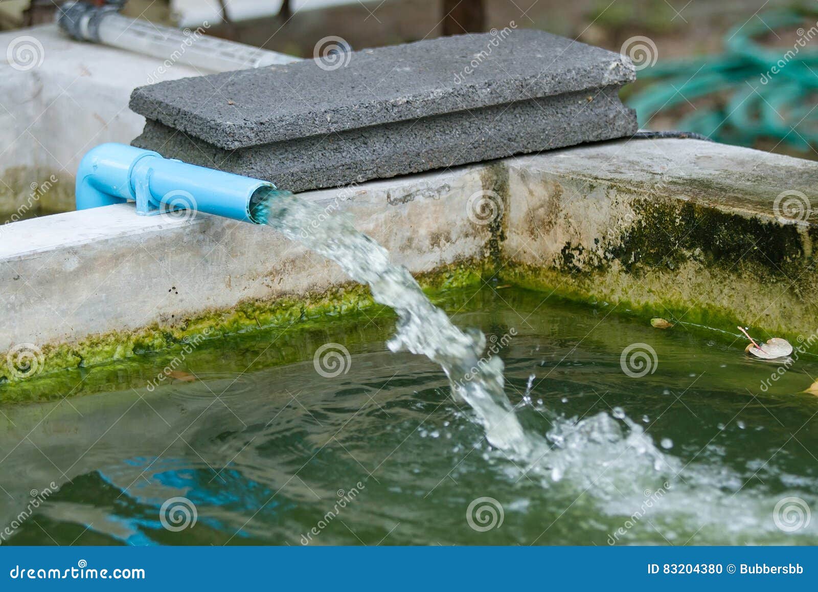 Waste Water Flow from Water Pipe. Stock Photo - Image of discharge ...
