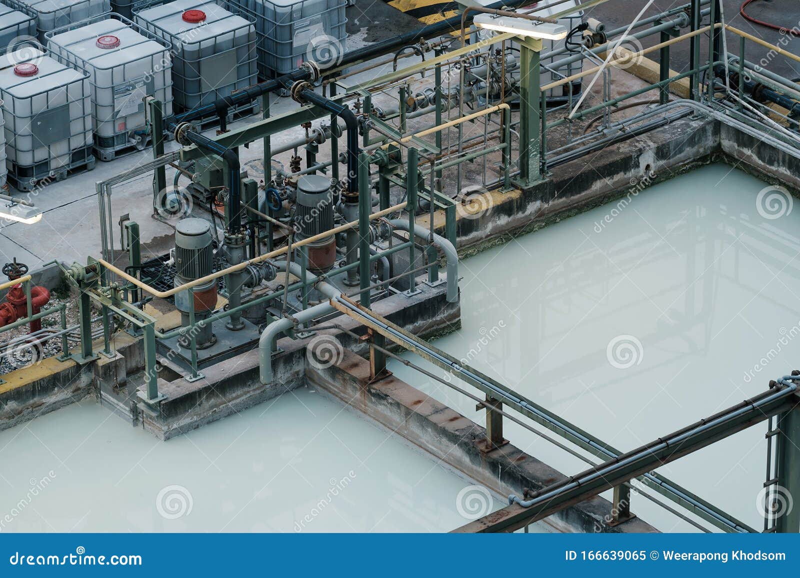 Waste water pit stock image. Image of petrochemical - 166639065