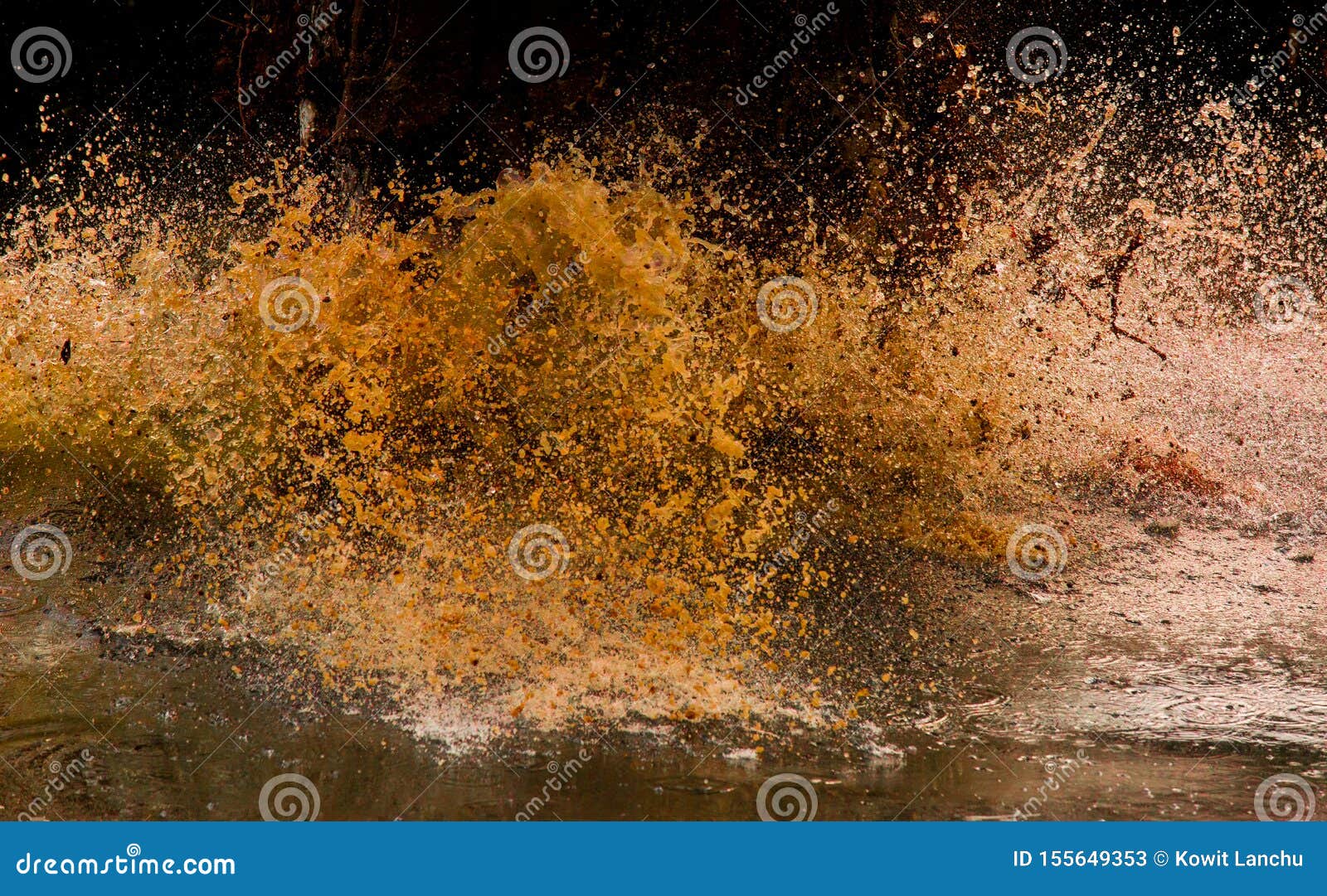 Waste water splashing. stock image. Image of community - 155649353