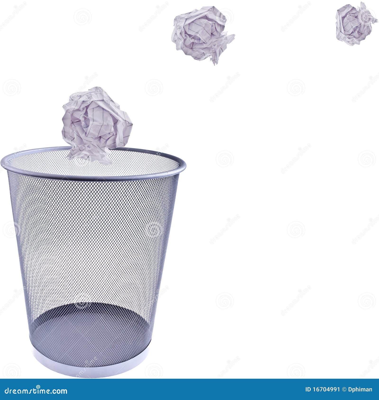 Wastebasket stock image. Image of environment, metal - 16704991