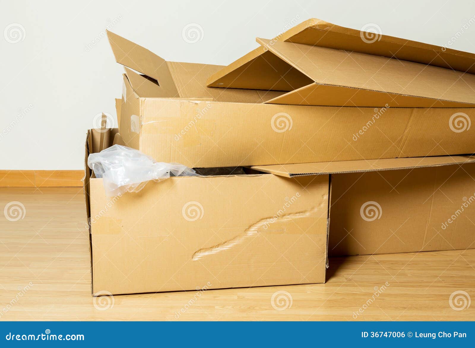 Wasted Carton box stock photo. Image of wrapped, carton - 36747006