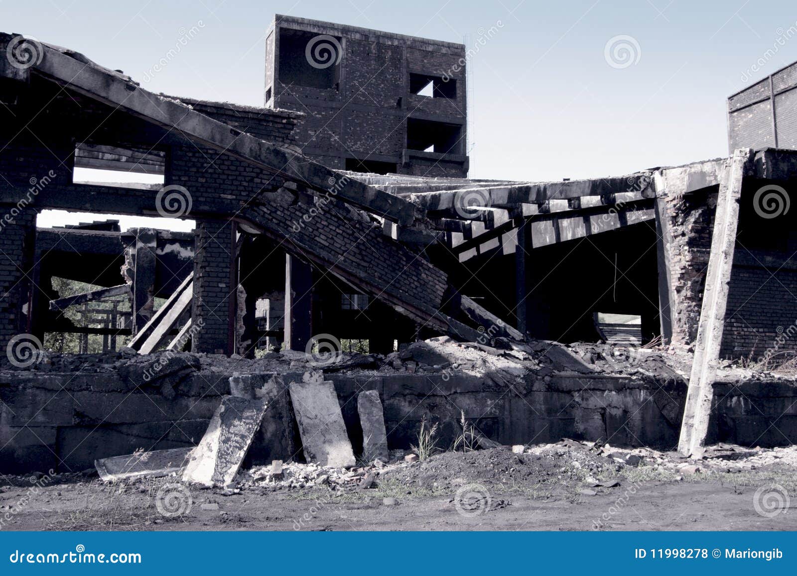 Wasteland stock photo. Image of factory, carbon, romania - 11998278