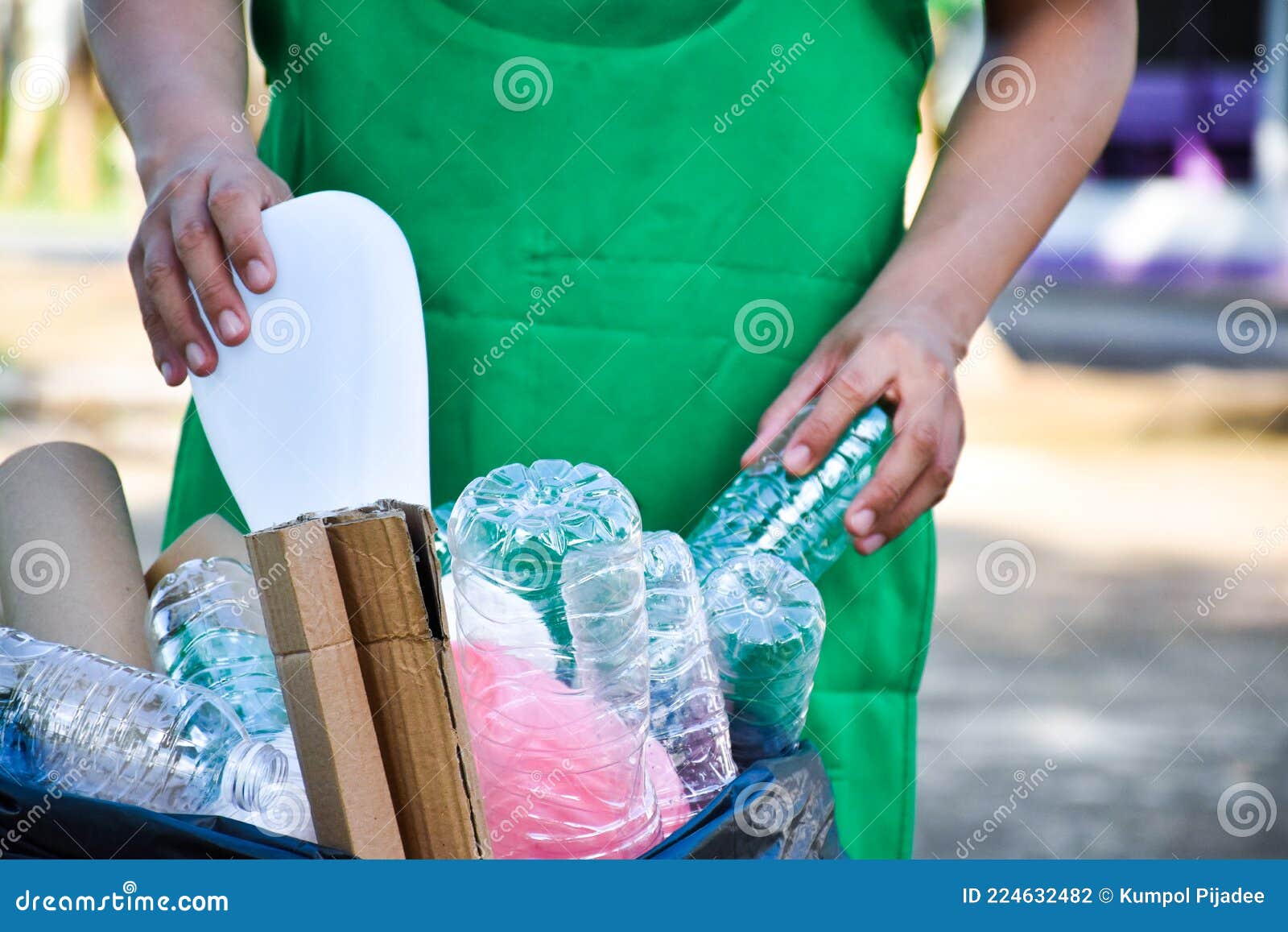 Wastes Plastic Containers Sorting for Recycling Stock Photo - Image of ...