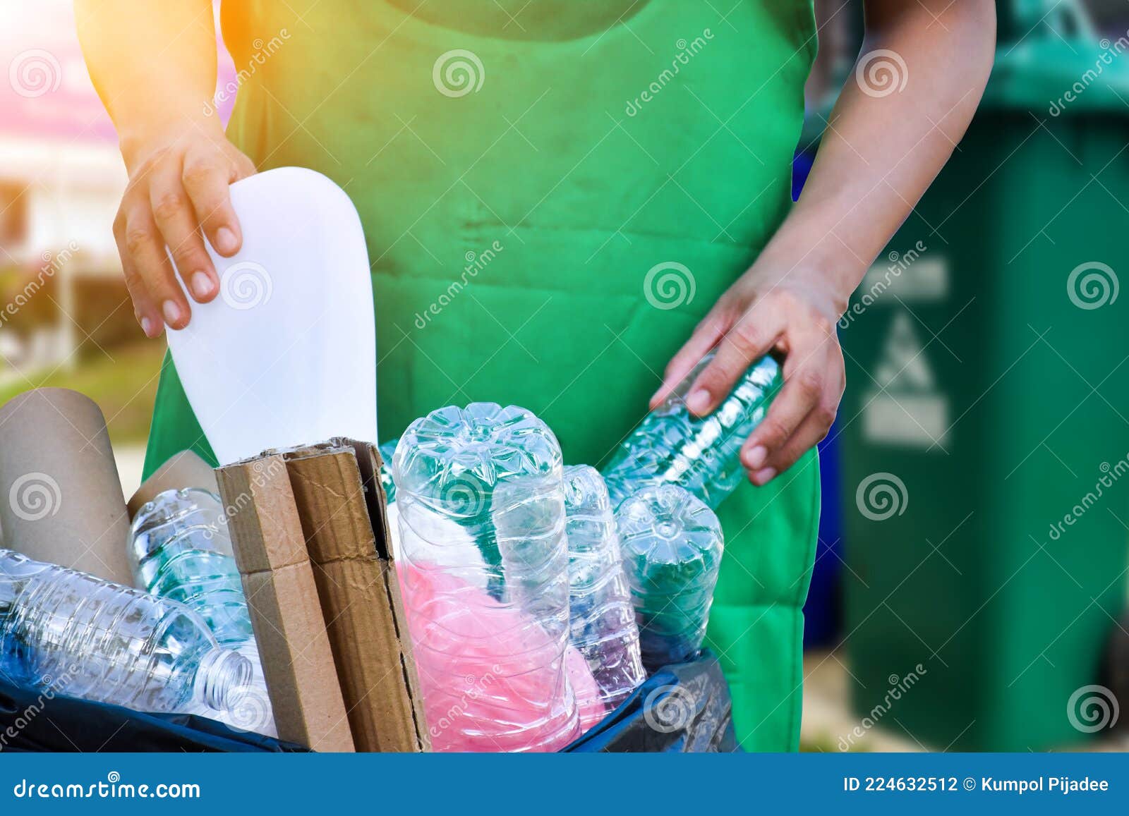 Wastes Plastic Containers Sorting for Recycling Stock Photo - Image of ...