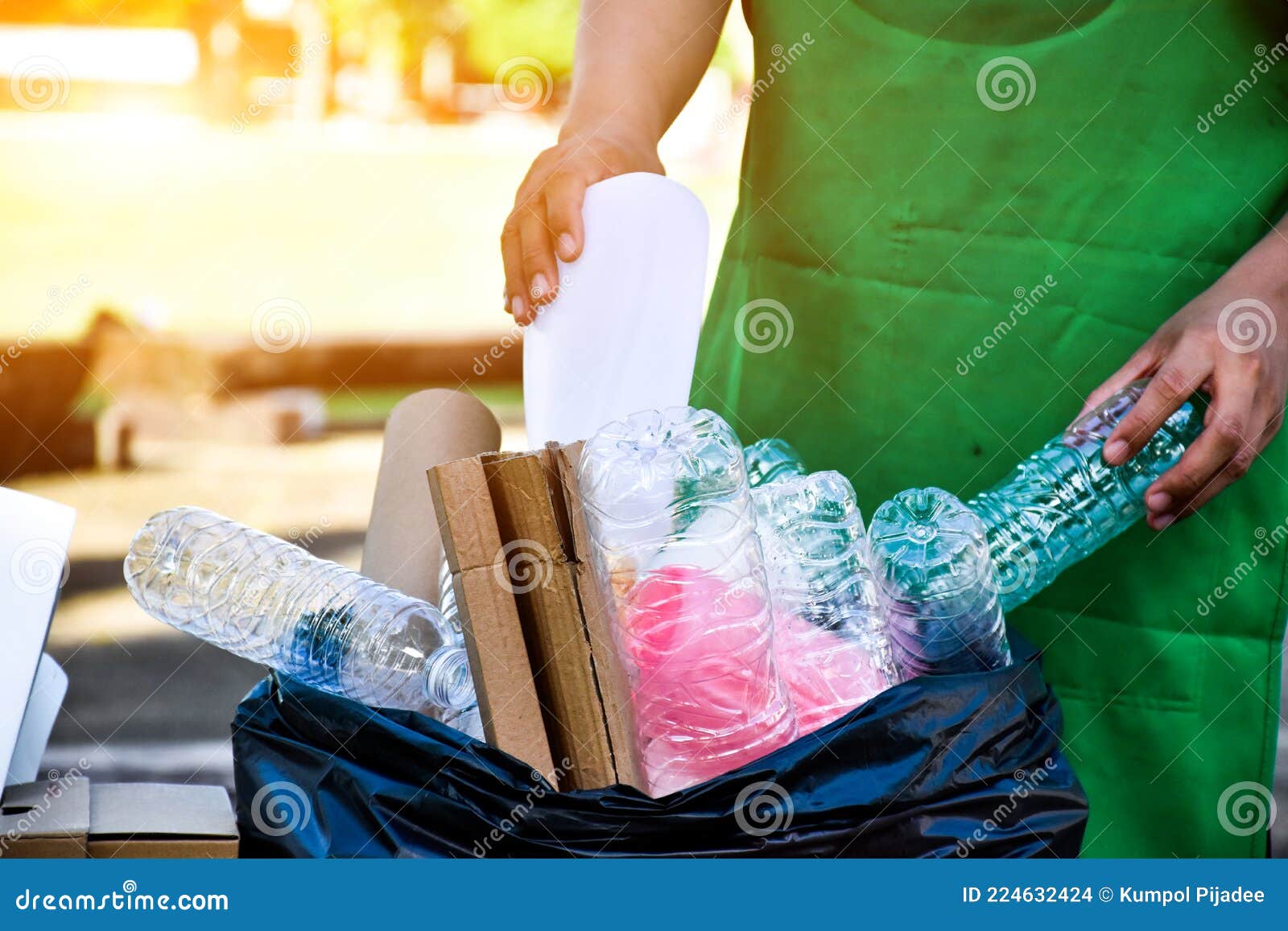 Wastes Plastic Containers Sorting for Recycling Stock Photo - Image of ...